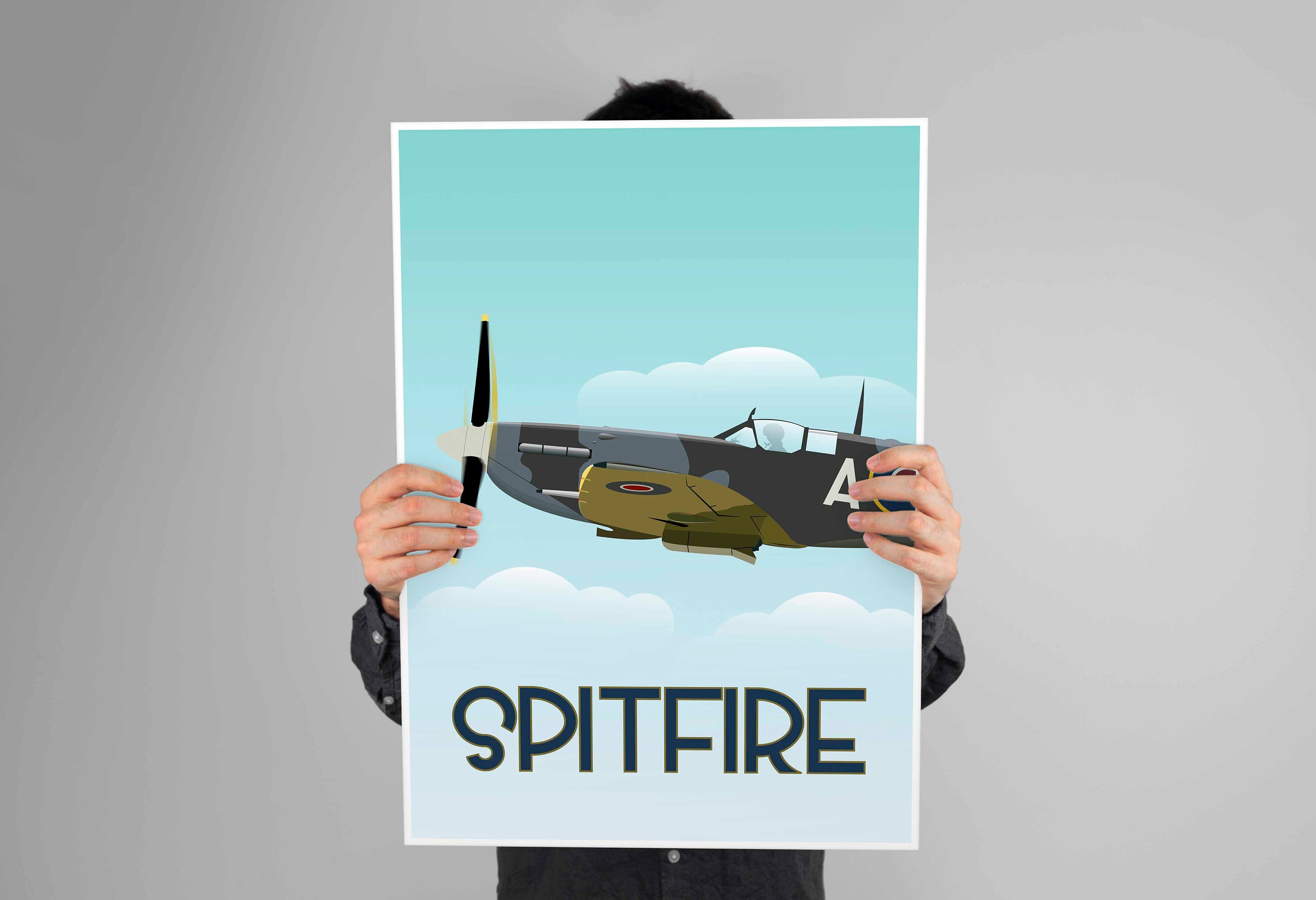 Spitfire Spitfire Print Spitfire Poster Aviation Poster - Etsy UK