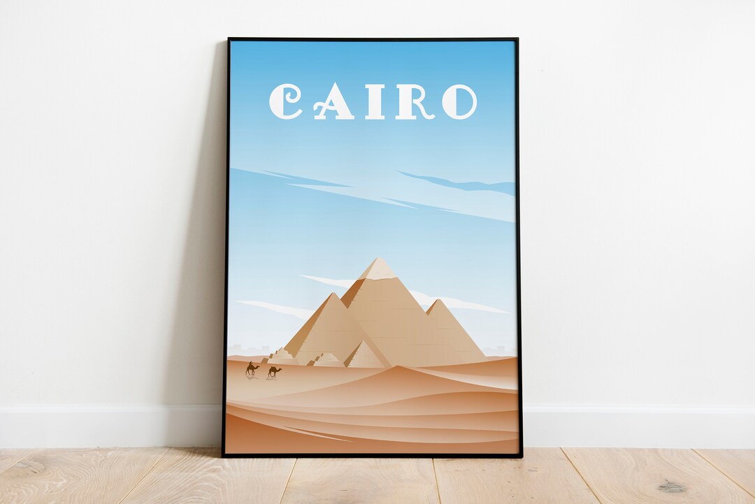 Cairo, Giza Pyramids, Giza Poster, Cairo Pyramids, Cairo Poster ...