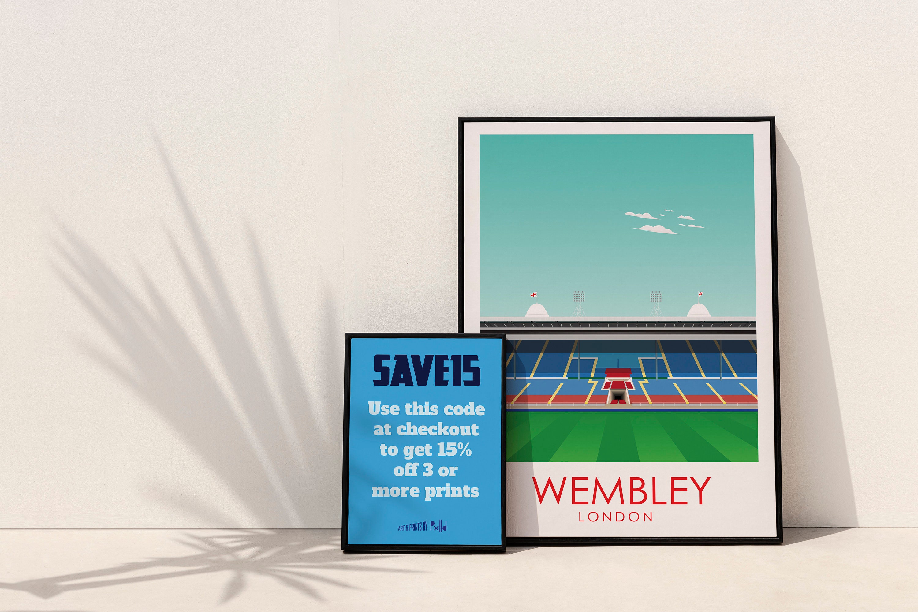 Wembley Stadium Print, Wembley Stadium Poster, Wembley Twin Towers ...