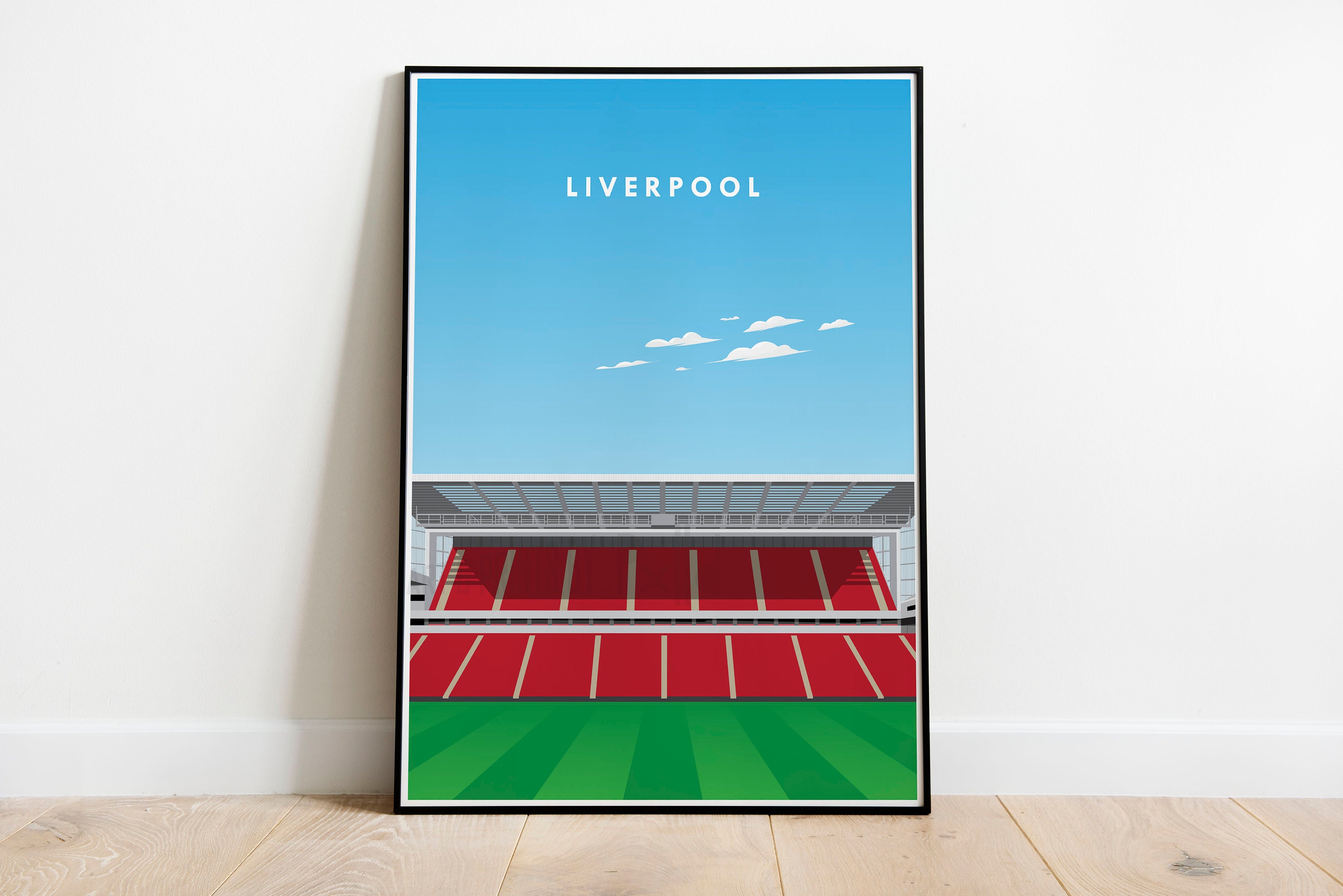 Liverpool, Anfield, Anfield Stadium, Liverpool Stadium Print, Liverpool ...