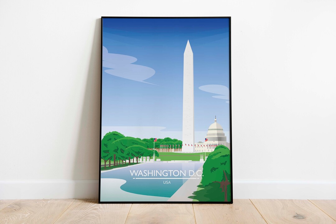 Washington D.C. Poster, Washington D.C. Print, Washington Monument ...