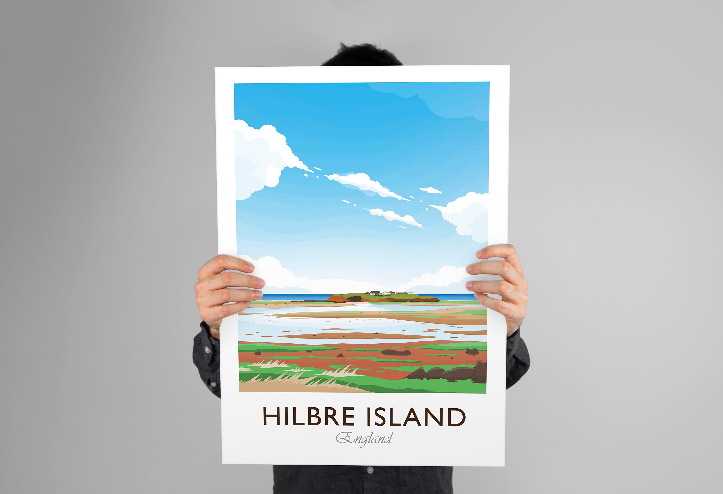 Hilbre Island, Wirral, Nature Reserve, Dee Estuary, Poster, Print ...