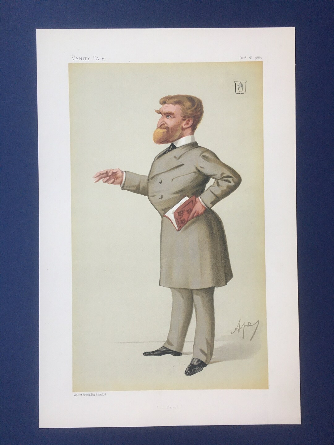 Original Lithograph Print of Sir John George Tollemache Sinclair - Etsy