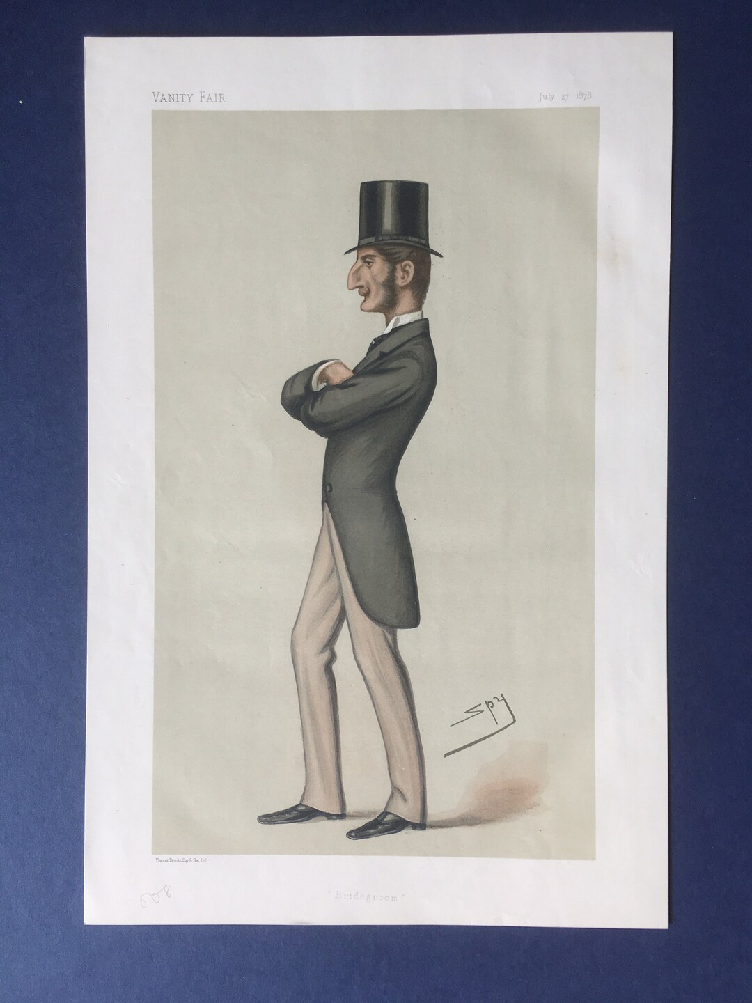 Original Lithograph Print of Lord Claud John Hamilton bridegroom - Etsy