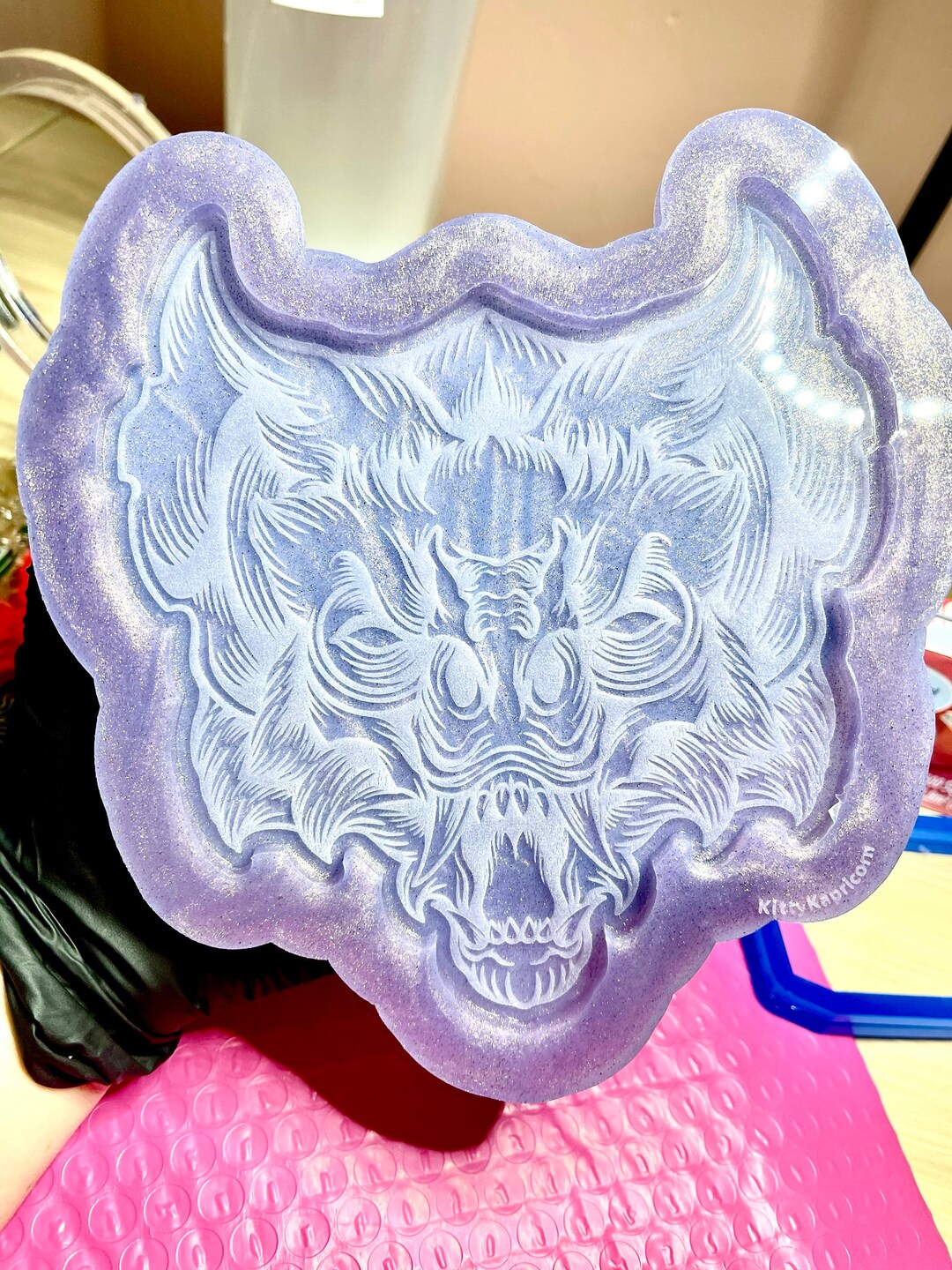 Large Bat Mold Bat Face Mold Large Flat Mold Halloween Flat - Etsy