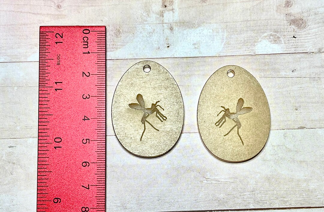 Mosquito in Amber Mold, Bug Earring Mold, Dangle Earring Molds ...