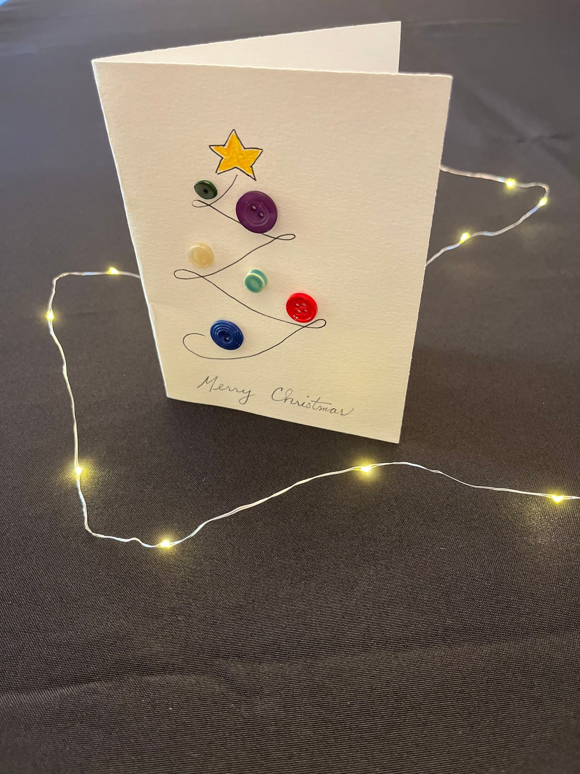 Christmas Lights Holiday Cards Christmas Cards Seasonal - Etsy