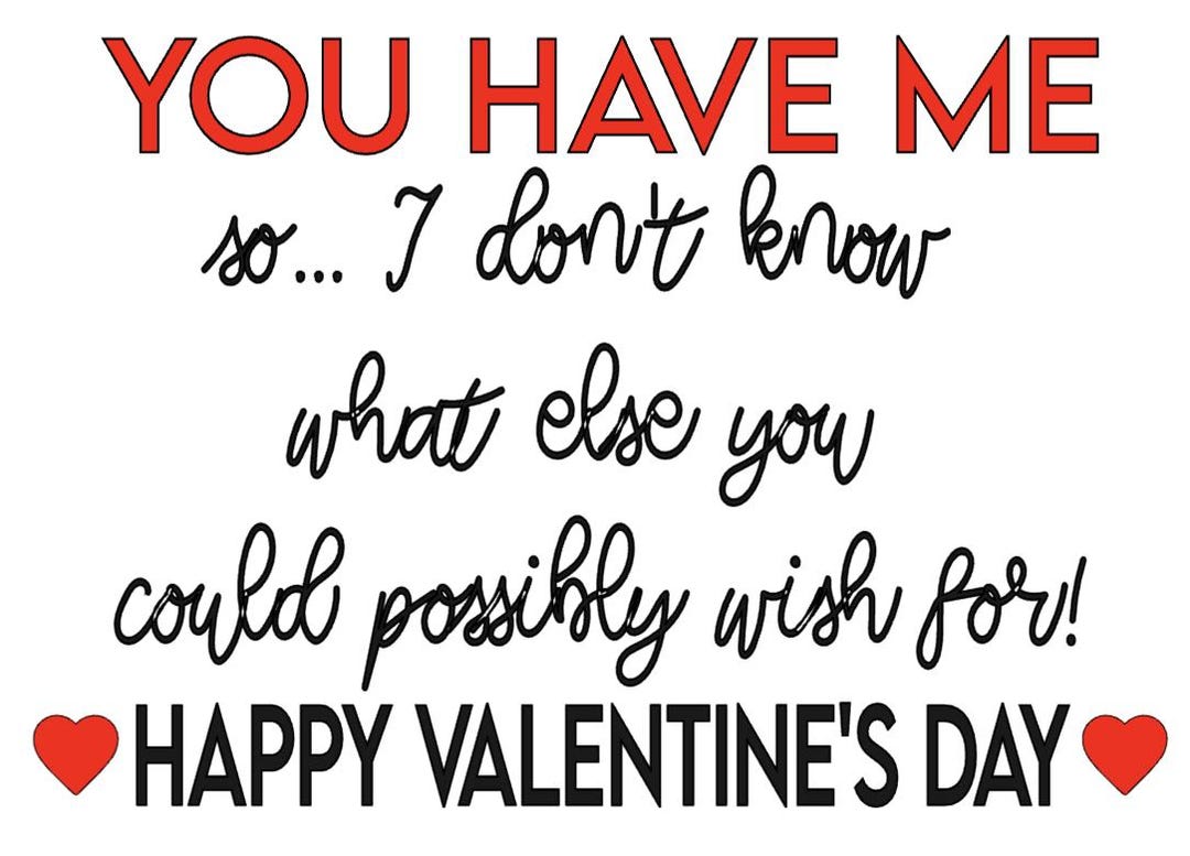 Valentine's 'you Have Me' SVG - Etsy
