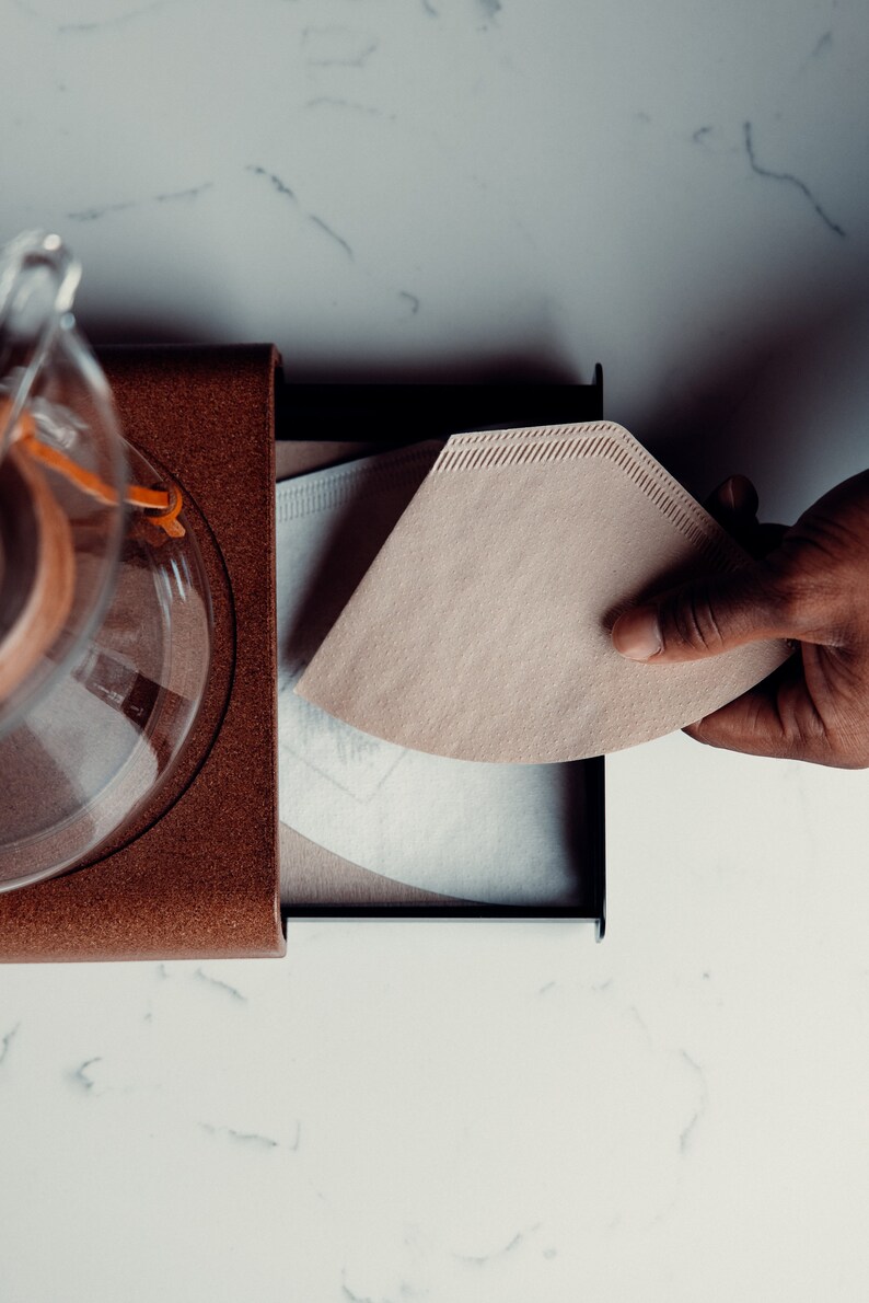 Chemex Caddy Coffee Filter Holder Pour Over Organizer - Etsy