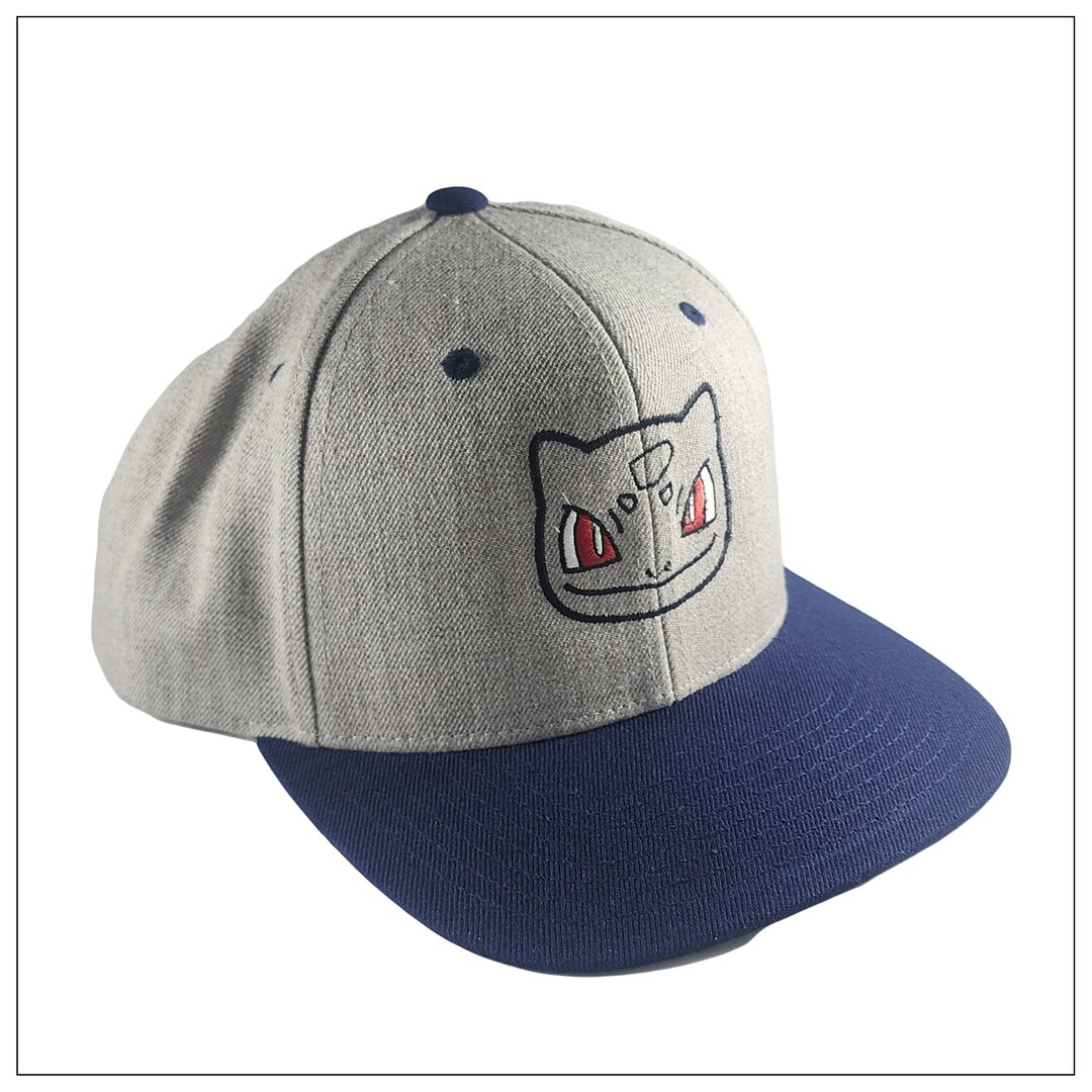 Gen 1 Starter Pokemon bulbasaur Flat Bill Adjustable - Etsy