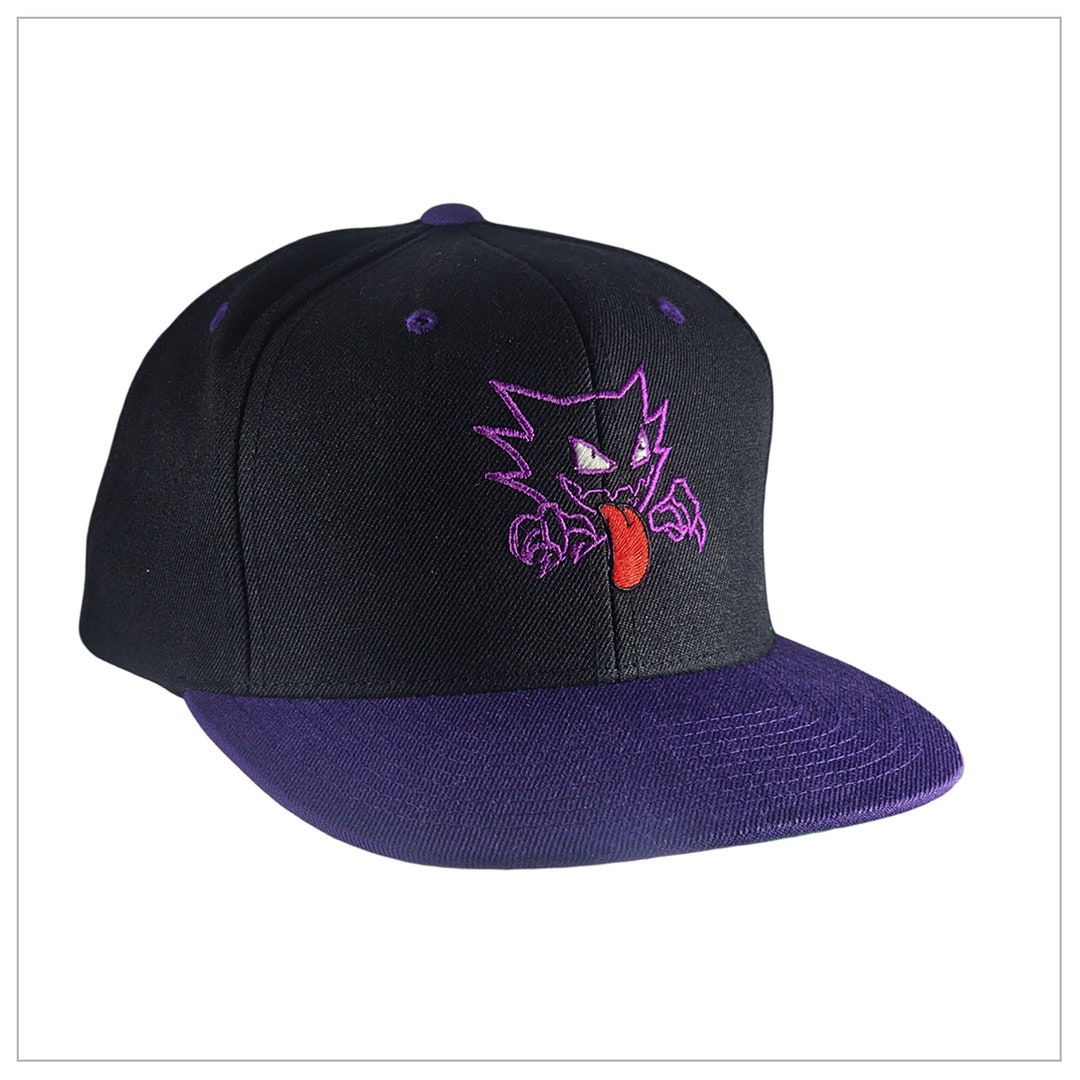 Gen 1 Ghost Pokemon haunter Flat Bill Adjustable Snapback - Etsy