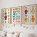 Educational Posters 3 Set, Learning Wall Art, Montessori Posters ...