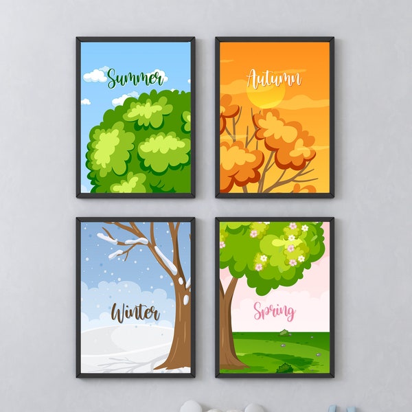 Four Seasons Art - Etsy