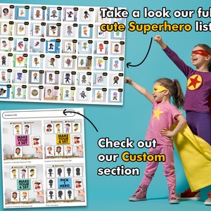 Superhero Kids Bedroom Decor 4 Set, Superhero Prints, Superhero Wall ...