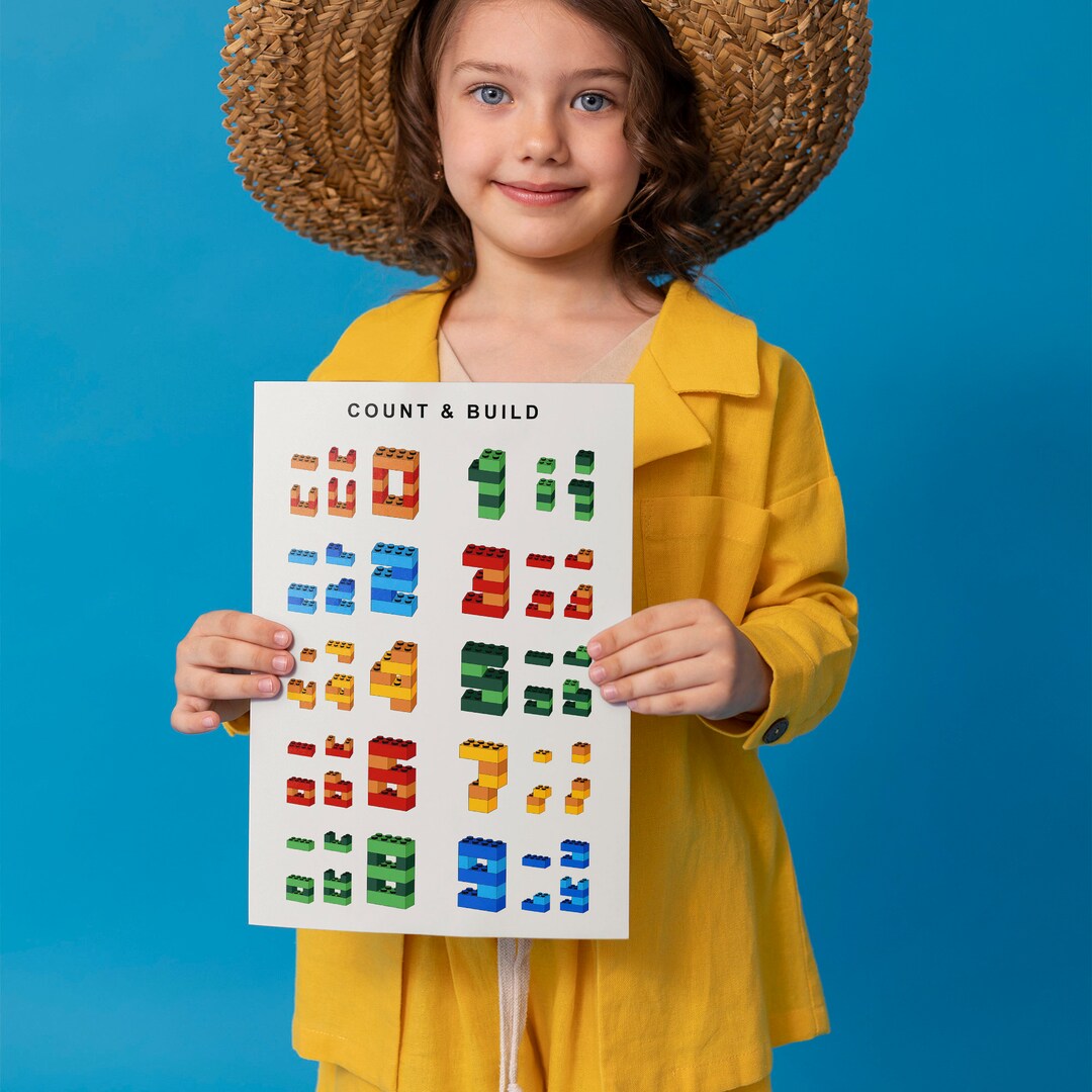 Printable Numbers Classroom Decor Poster: Montessori Poster With Toy ...