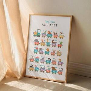 Animal Alphabet Poster: Playful Abcs, Nursery & Classroom Decor ...