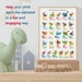 Printable Dinosaur ABC Poster for Nursery or Classroom Art - Etsy UK