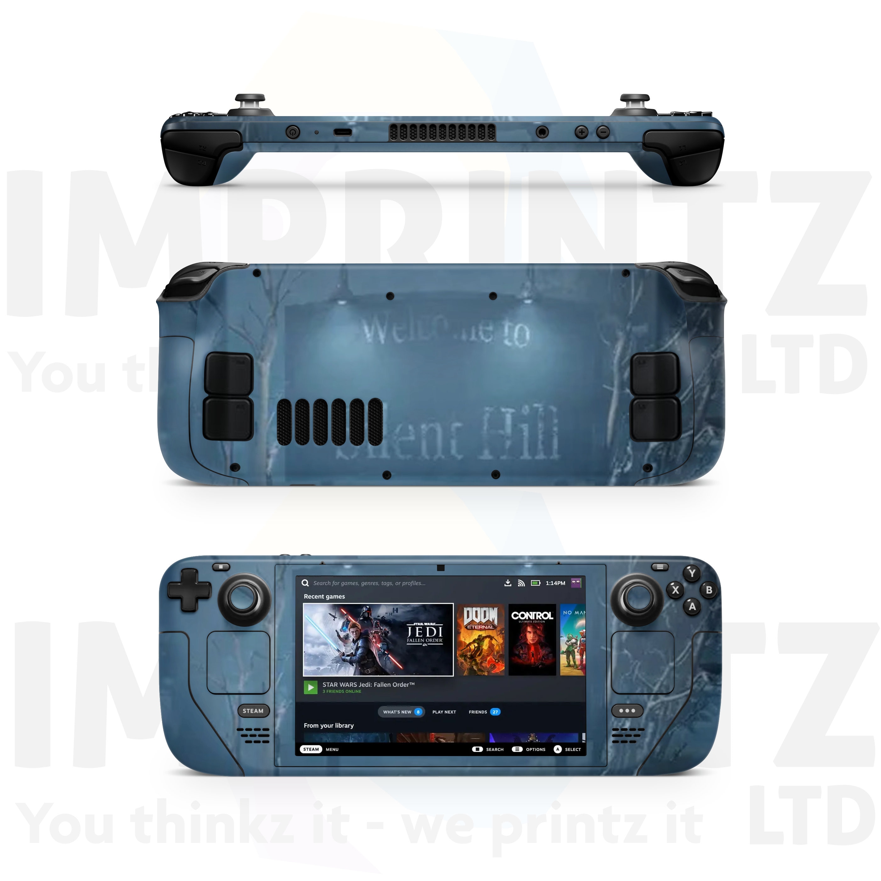 Steam Deck Skin, Full Wrap Around Skin,printed in the UK With Eco ...