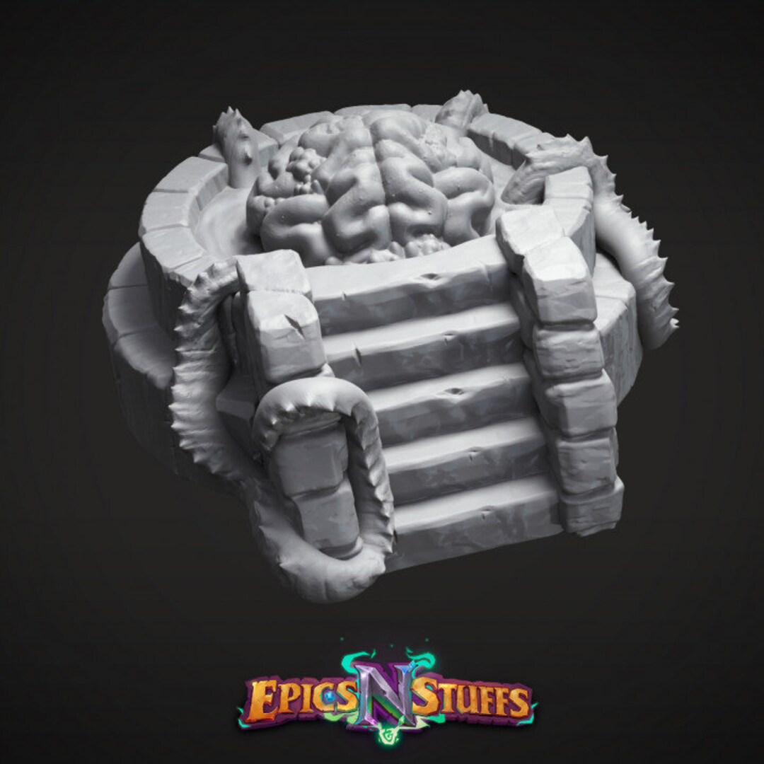 ELDER BRAIN in Pool - 32MM Scale - RPG Dungeons and Dragons Dnd Monster ...