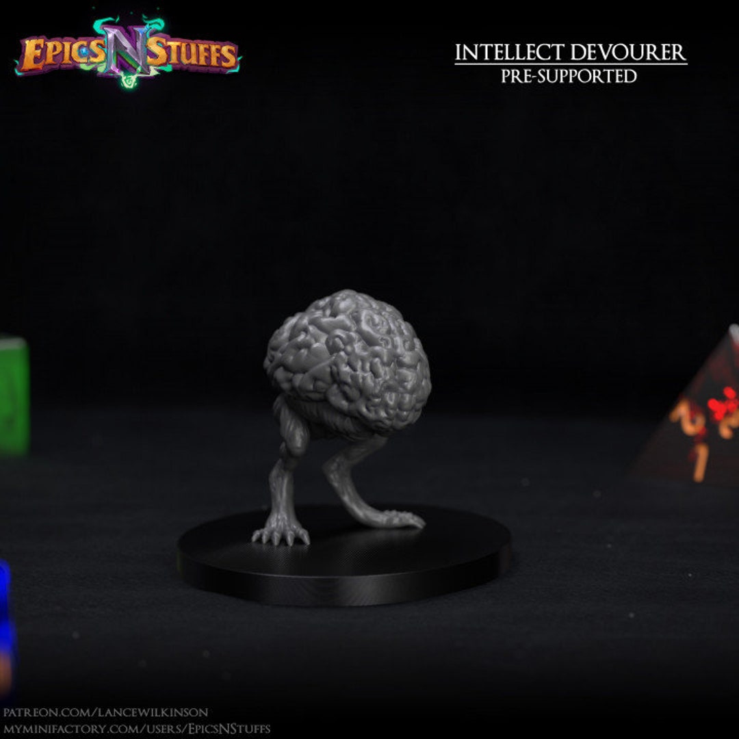 INTELLECT DEVOURER X 3 - 32MM Scale - RPG Dungeons and Dragons Dnd ...