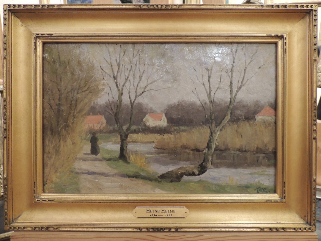 Along the River by Danish artist Helge Helm - Etsy.de