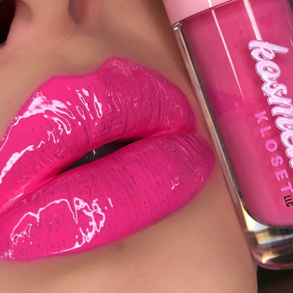 Pink Lip Gloss - Etsy