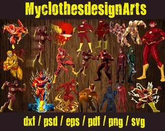 Flash Superhero Svg | Etsy