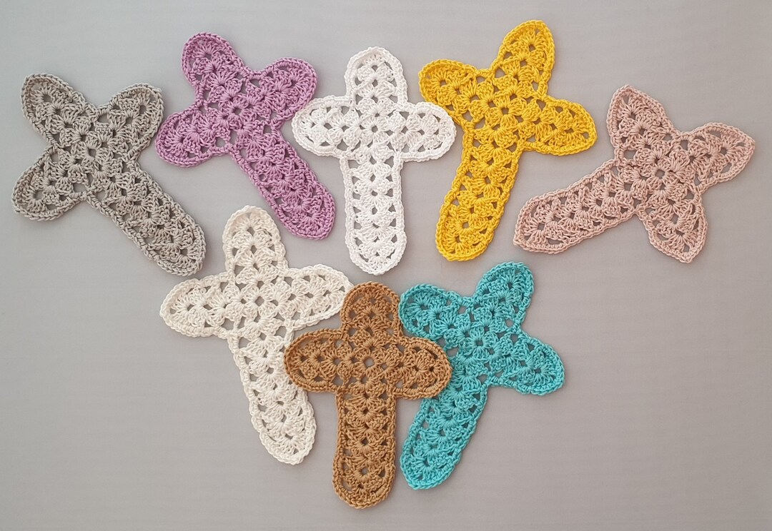 Hand Crocheted Crosses - Etsy UK
