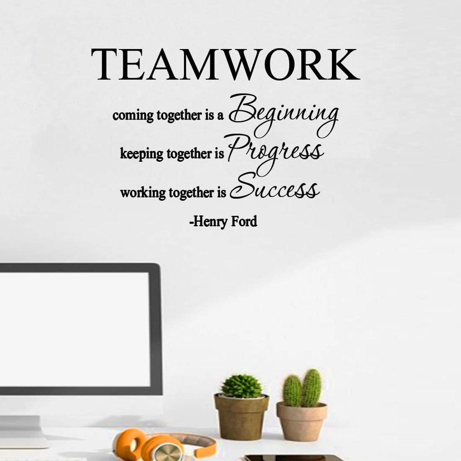 Teamwork Coming Together is A Beginning Henry Ford Quote | Etsy