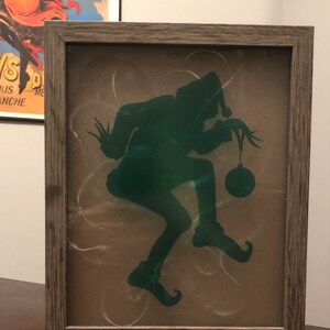 Grinch Light up Shadow Box - Etsy