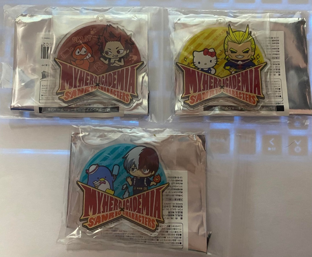 Official My Hero Academia X Sanrio Acrylic Keychain - Etsy