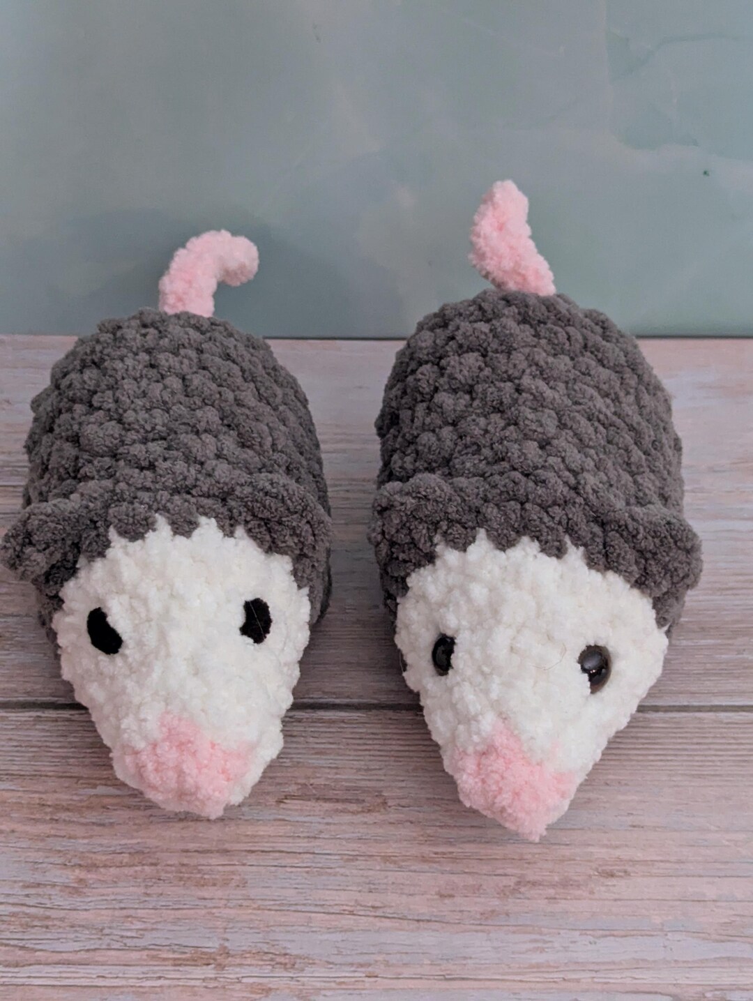 Opossum Stuffed Animal Mini Opossum Plush Gift for Wildlife Lover ...