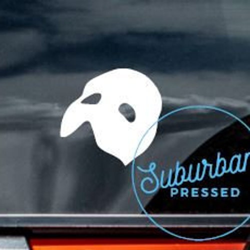 Phantom of the Opera Vinyl Car Decal Broadway Show Decal Le - Etsy