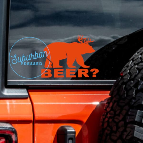 Hunting Bear Decal - Etsy