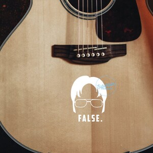 Dwight Schrute Decal Dwight Schrute Sticker False Decal - Etsy