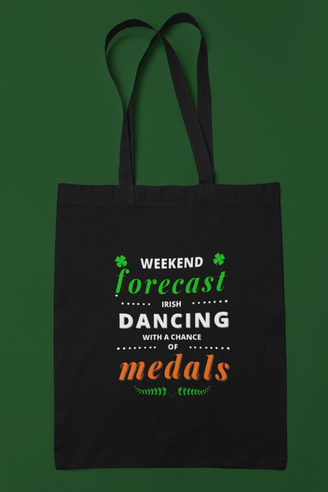 Irish Dance Bag, Irish Dance Tote Bag, Ghillies Bag, Feis Bag, Carryall ...