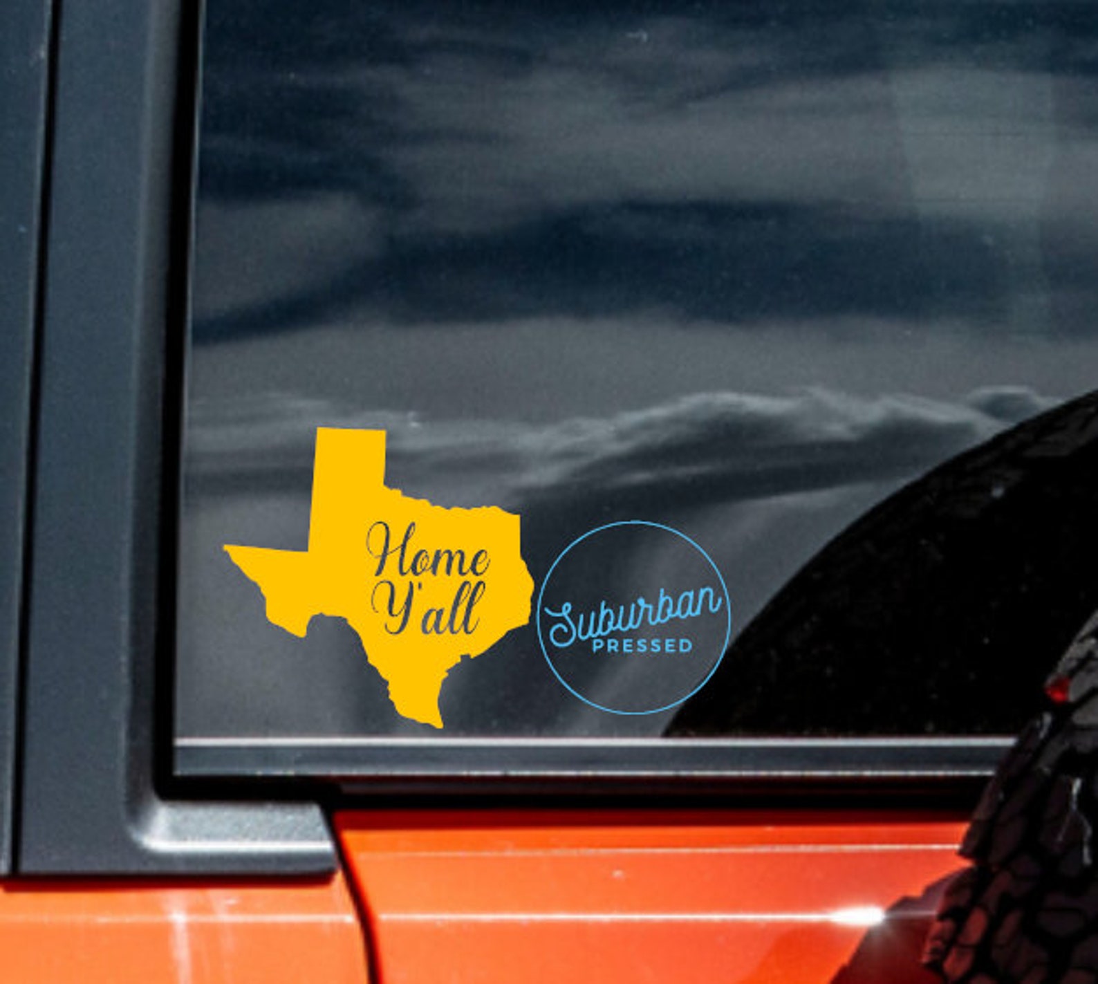 Texas State Sticker Texas State Car Decal Home State Decal | Etsy