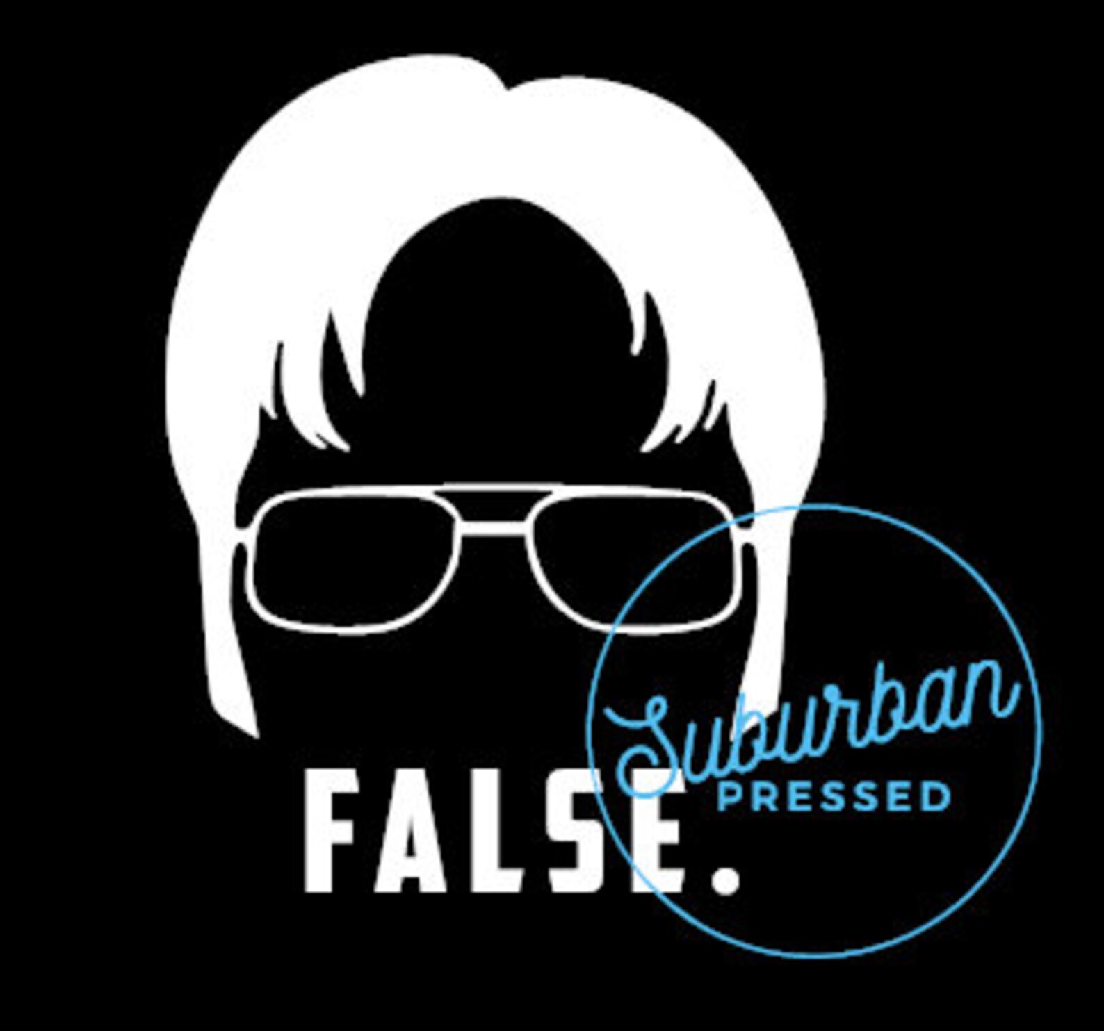 Dwight Schrute Decal Dwight Schrute Sticker False Decal - Etsy