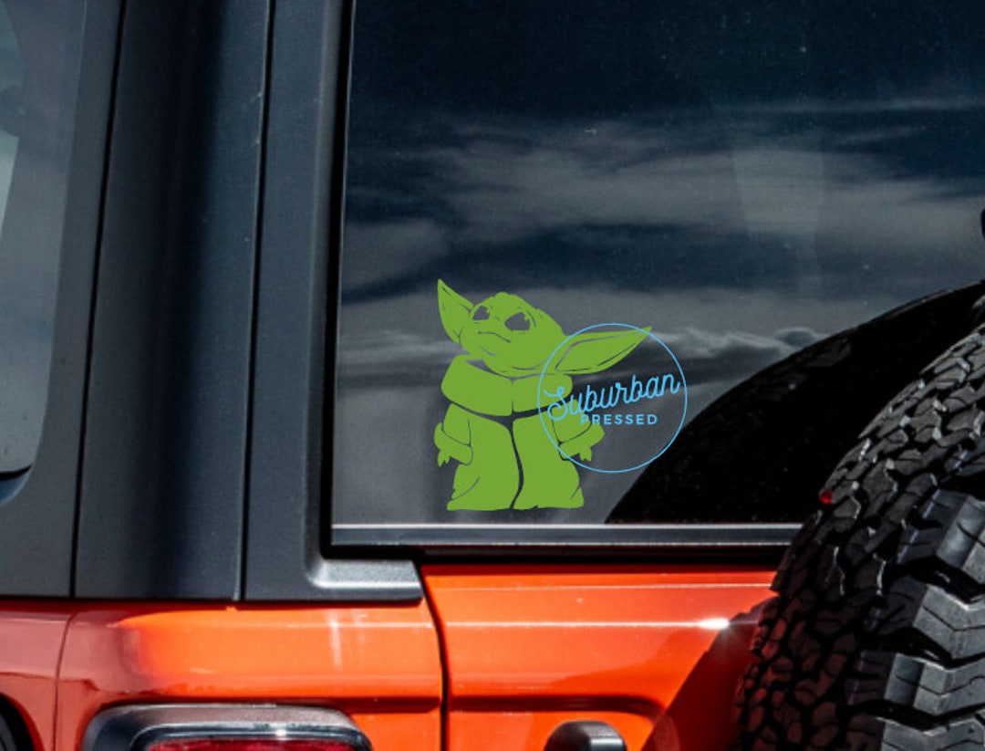 Grogu Sticker Grogu Decal Baby Yoda Decal Baby Yoda - Etsy