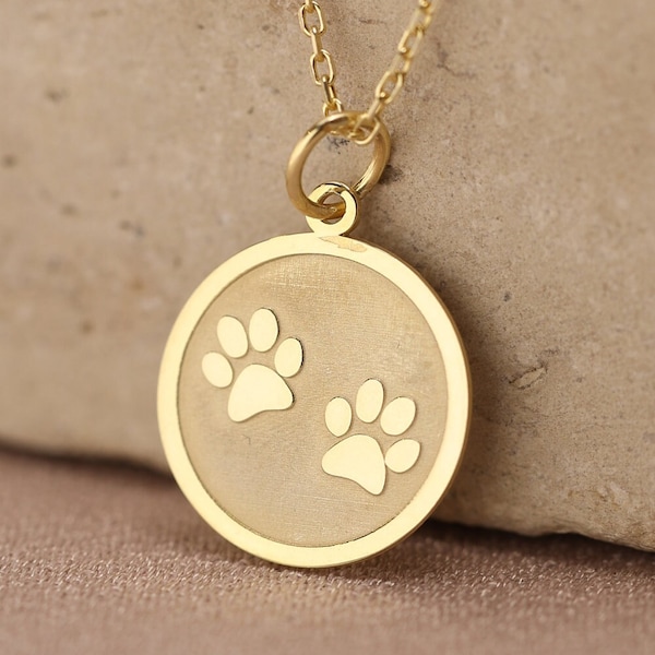 Dog Paw Pendant - Etsy