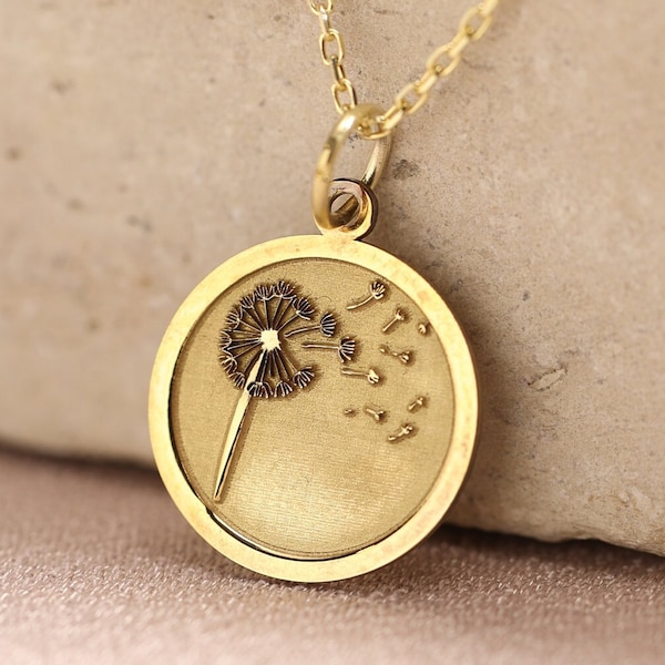 Dandelion Necklace - Etsy