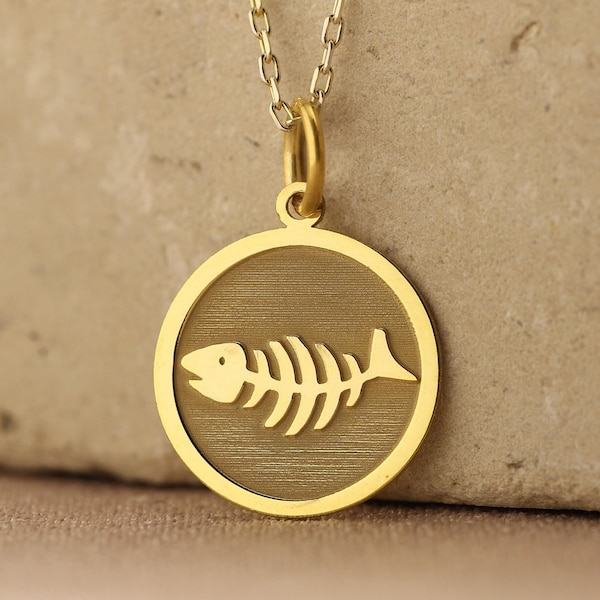 Fishbone Necklace - Etsy