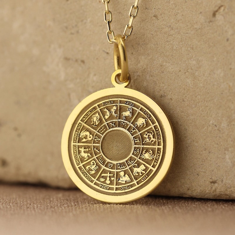 Zodiac Sign Necklace - Etsy