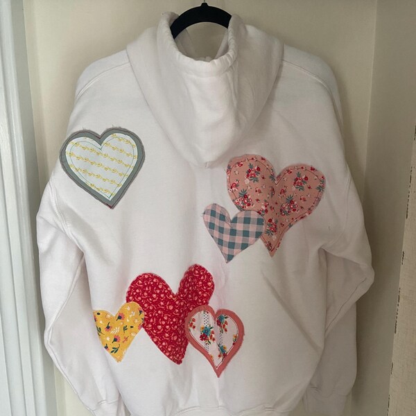 Patchwork Hoodie - Etsy