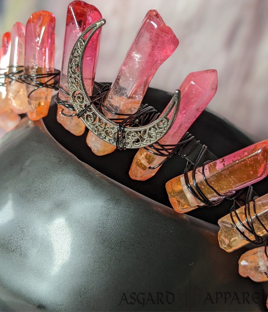 Viking Goddess Frigg Inspired QUARTZ TIARA - Etsy