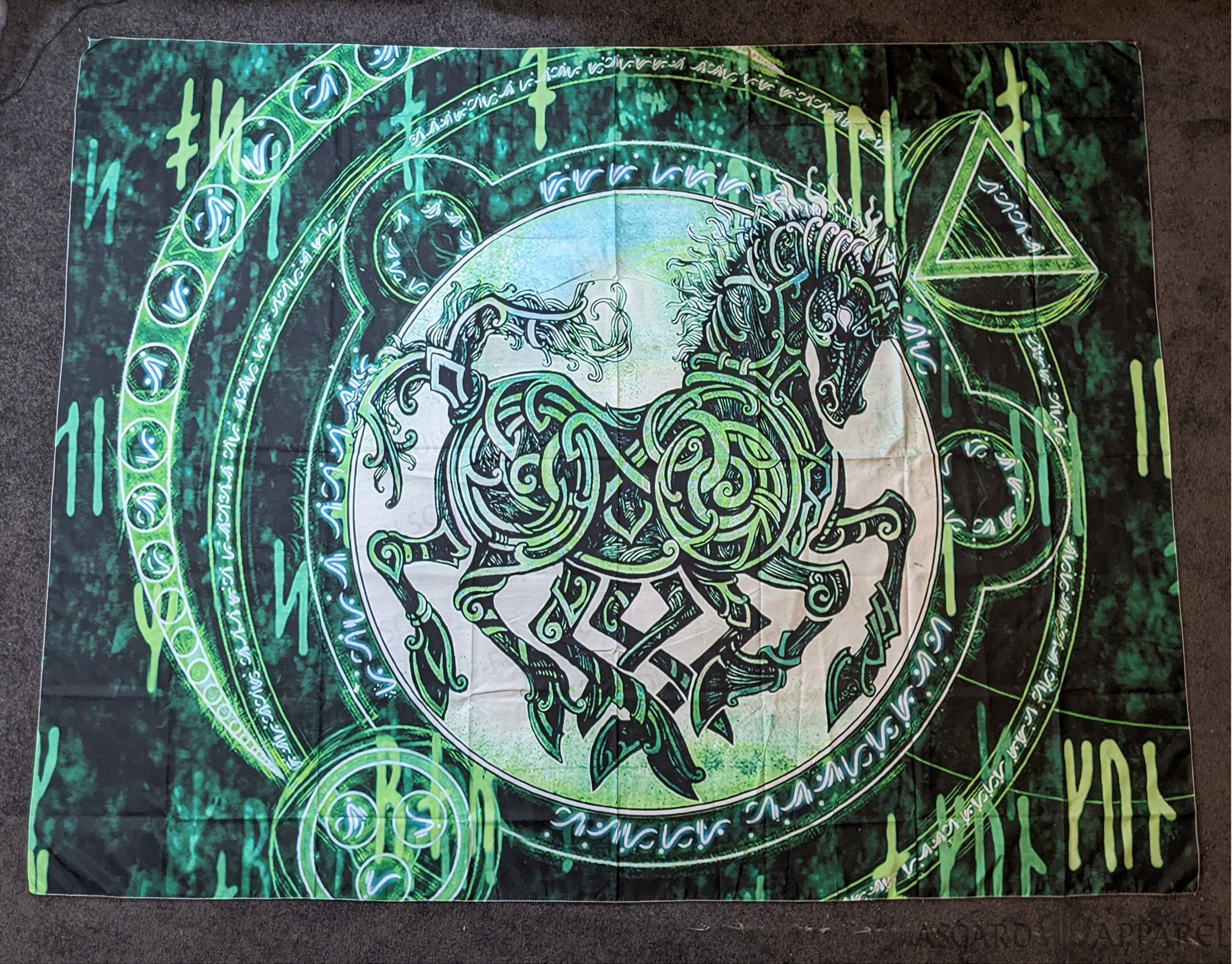 Odin's Mount Sleipnir Tapestry - Etsy