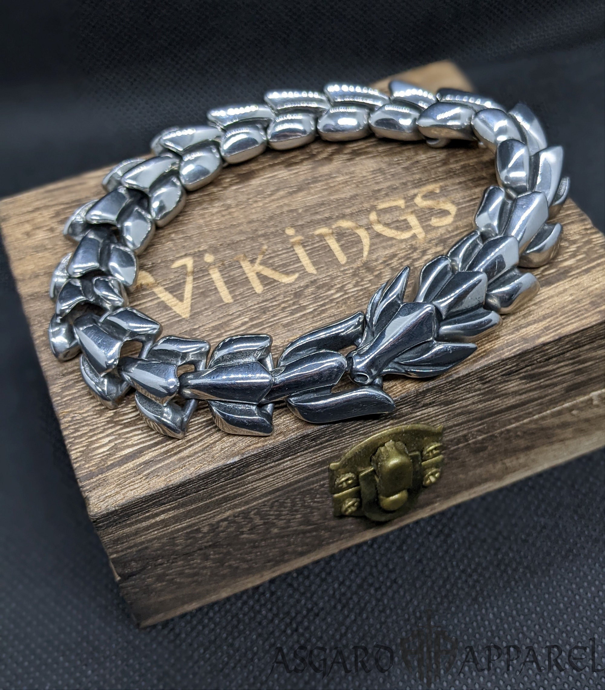 Bane of Thor Bracelet Midgard Serpent Norse Viking Ouroboros - Etsy