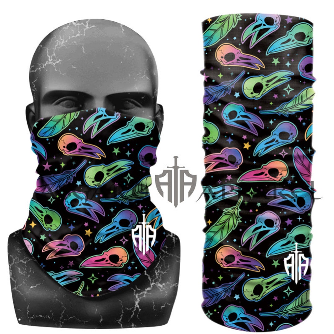 Face Scarf Odin's Ravens Norse Pagan - Etsy