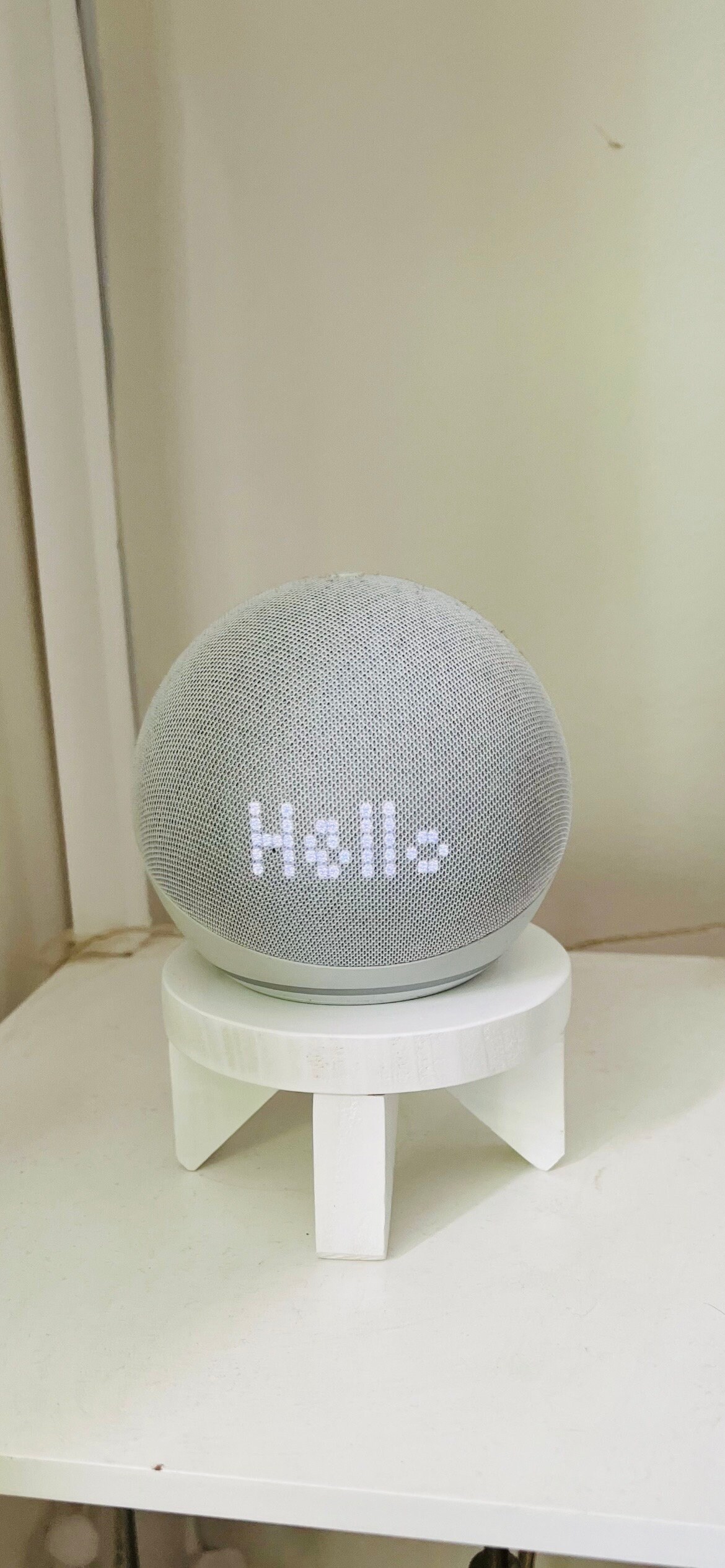 White Amazon Alexa Echo Dot Holder/table - Etsy