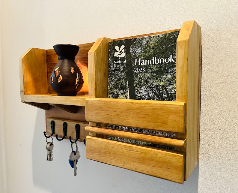 Key and Letter Holder Made From Reclaimed Wood (“hannah”) - Etsy